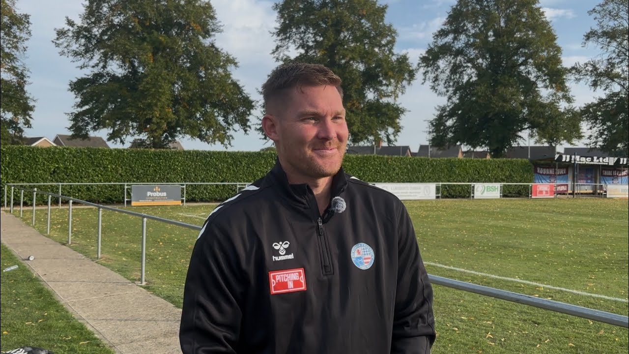 POST-MATCH: Sandy & Winters on FA Trophy WIN at Bourne Town! - YouTube