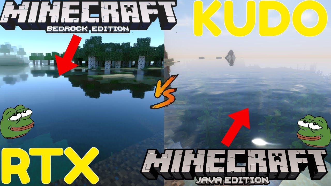 Kelly's RTX vs Kuda Shader Minecraft Bedrock/Java - YouTube