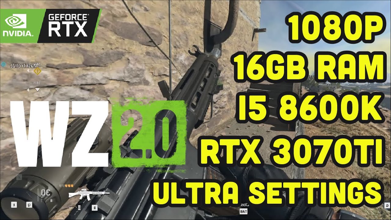 COD Warzone 2 RTX 3070 Ti Benchmarks | Core i5 8600k | 16GB 2666MHZ ...