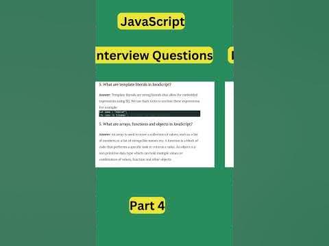 javascript interview questions part 4 | javascript interview questions - YouTube