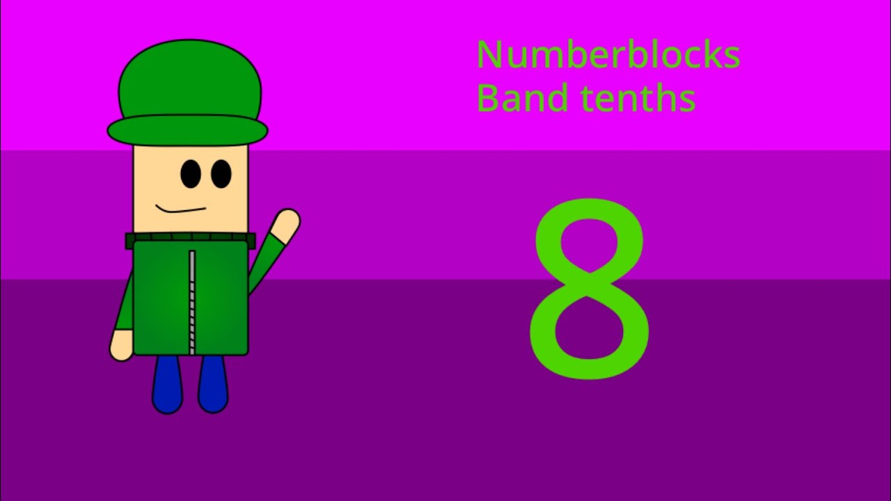 Number blocks band tenths 8 (+BONUS) - YouTube