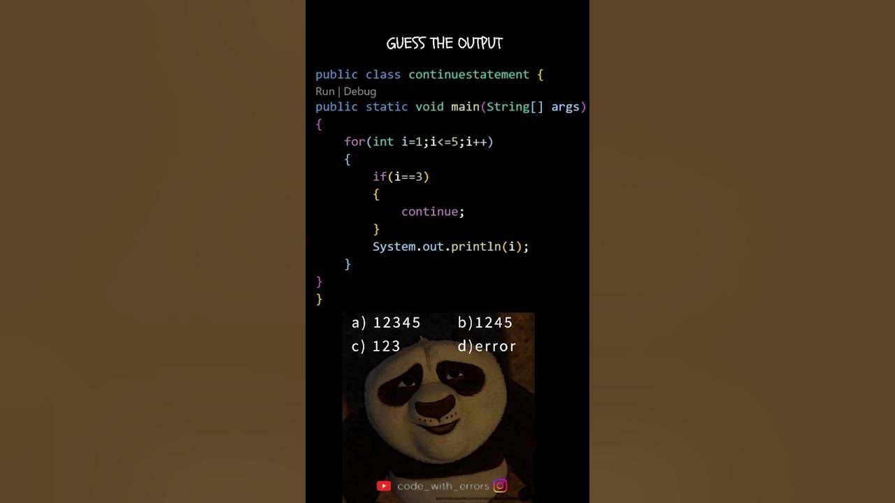 Java Program Based On Continue Statement Coding Java Javaprogramming Youtubeshorts Shorts