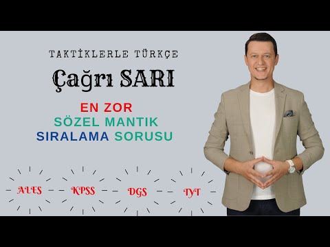 EN ZOR Sözel Mantık Sıralama Sorusu ☠️