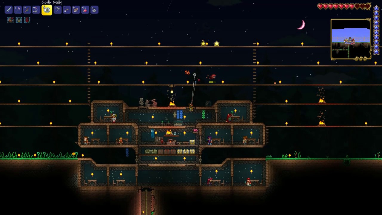 Terraria 1.4 ~ Master Mode ~ Ep.16 ~ More NPC's and Mob Death Pit ...