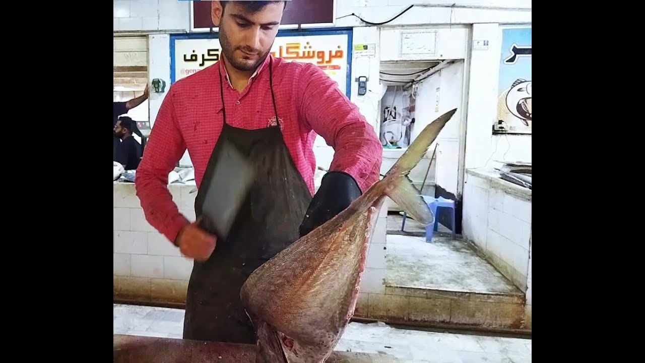 The skill of cutting and cleaning salmon at home - YouTube