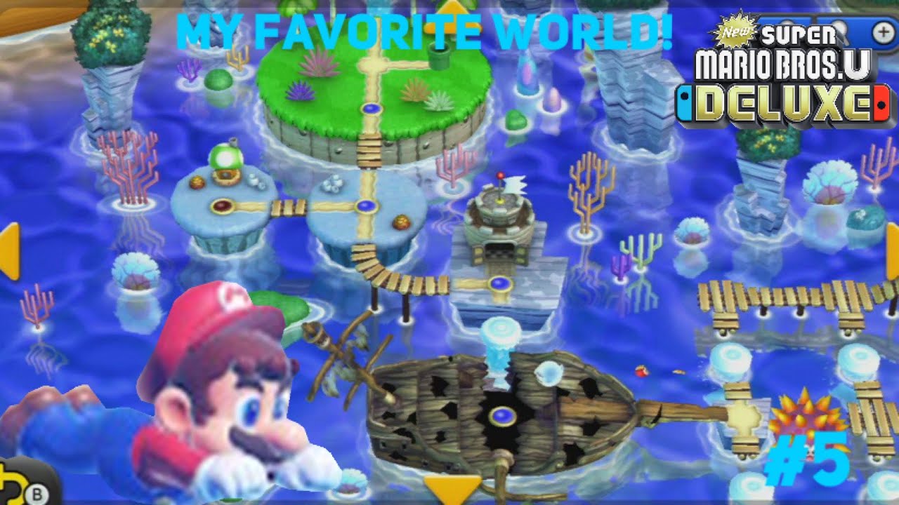 New Super Mario Bros U Deluxe- My Favorite World! (5) - YouTube