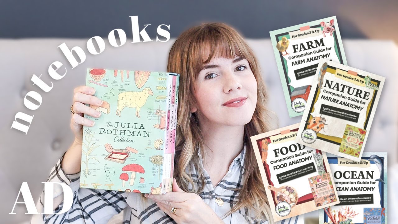 Notebook Companions for the Nature Anatomy Series | Flip Through of Nature Study Notebooks - YouTube
