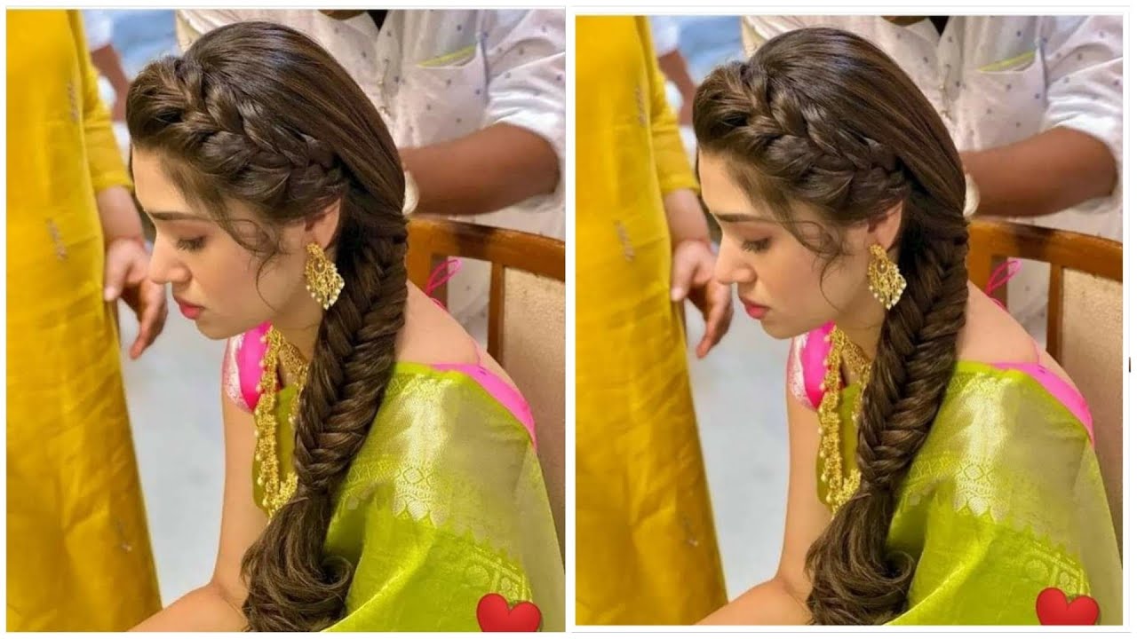 Fluffy braided hairstyle | hairstyle for girl | simple hairstyle # ...