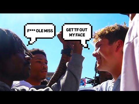Black Guy Trolls Angry Ole Miss Fans - YouTube
