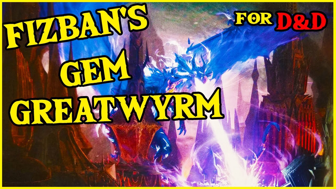 Gem Greatwyrm from Fizban's Treasury of Dragons for Dungeons and ...