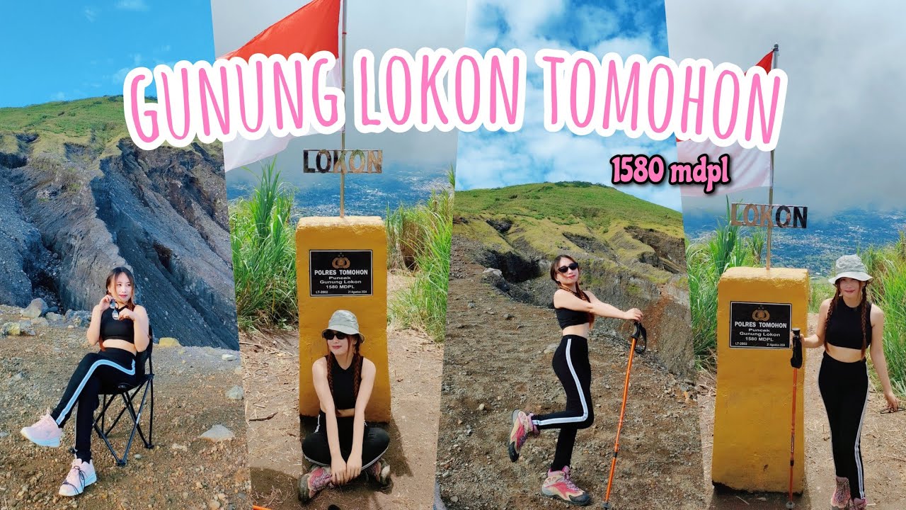Pertama Kali Mendaki Ke Puncak Gunung Lokon Dengan Ketinggian 1.580 ...