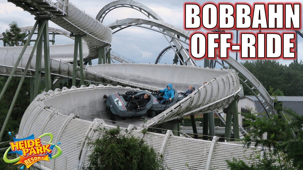 Bobbahn Off-Ride Footage, Heide Park Mack Bobsled Coaster | Non ...
