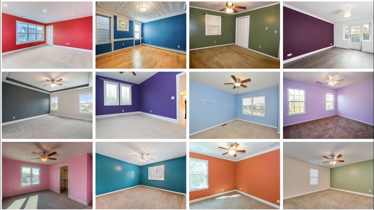 Latest painting designs on walls || Wall painting design ideas || House ...