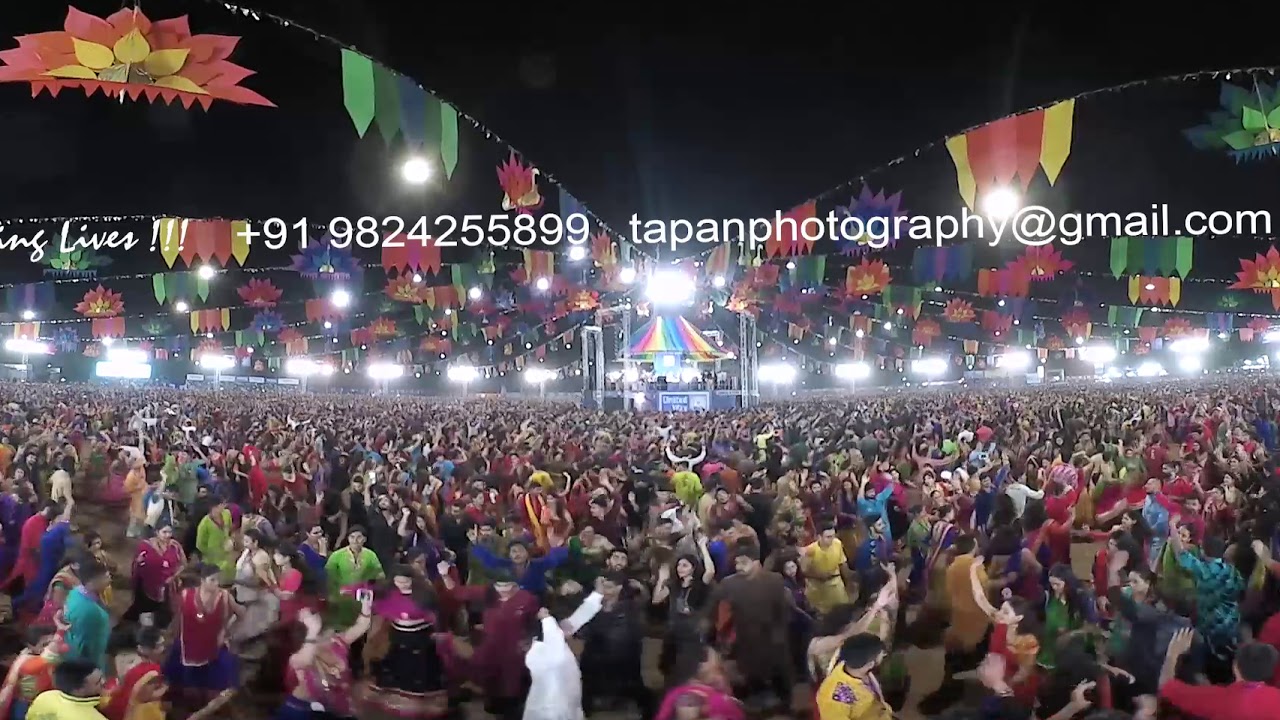 United Way Of Baroda Garba 2017 360° - YouTube