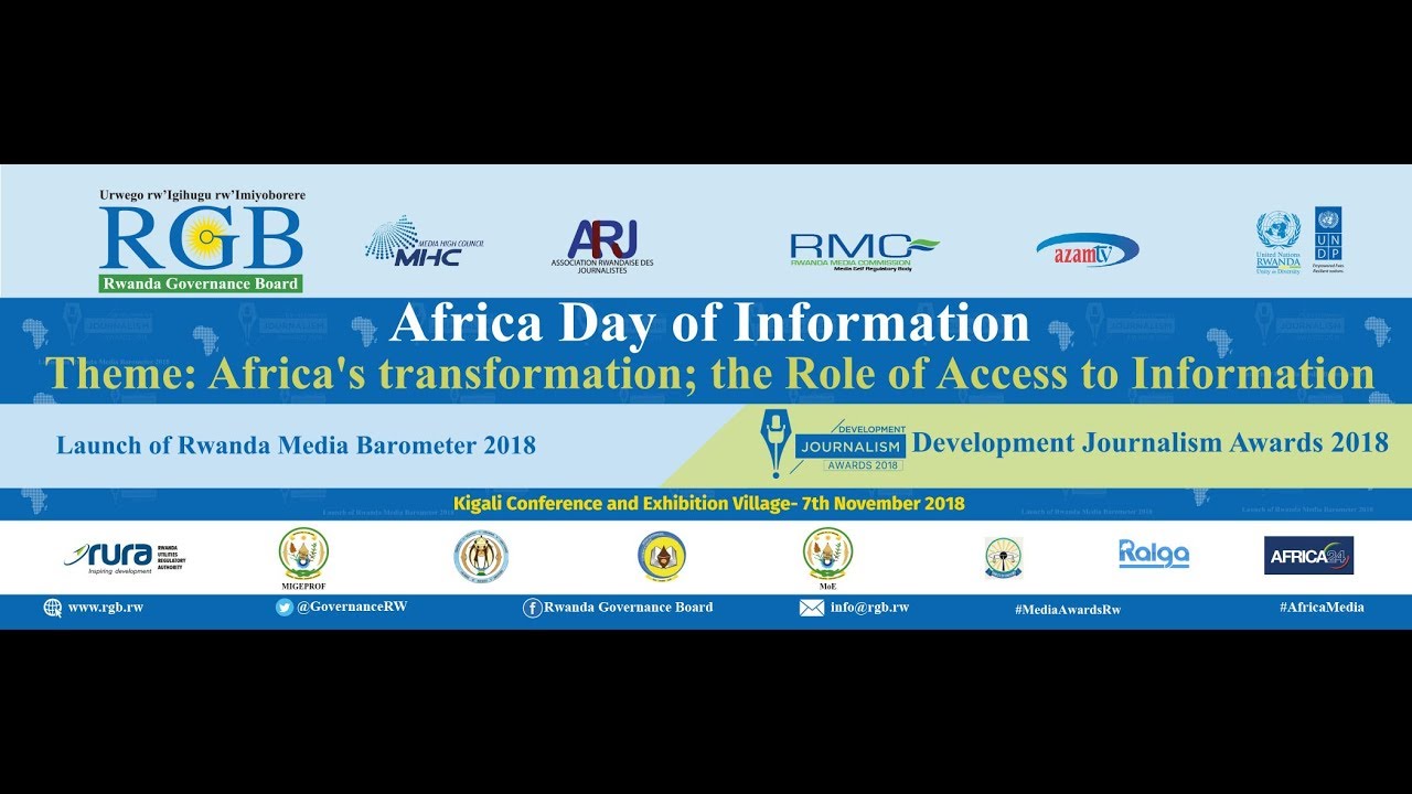 Africa Day of Information November 7th, 2018 - YouTube