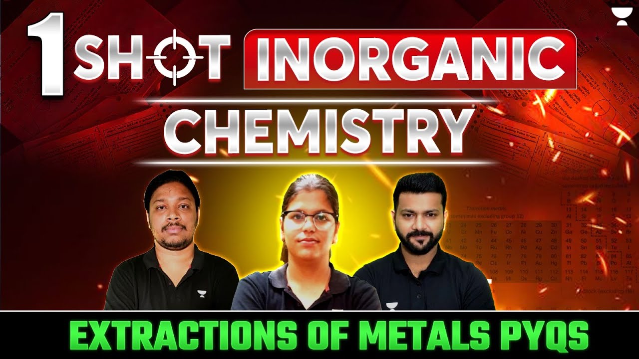 One Shot for Inorganic chemistry | Extractions of Metals | PYQ's | Alka ...