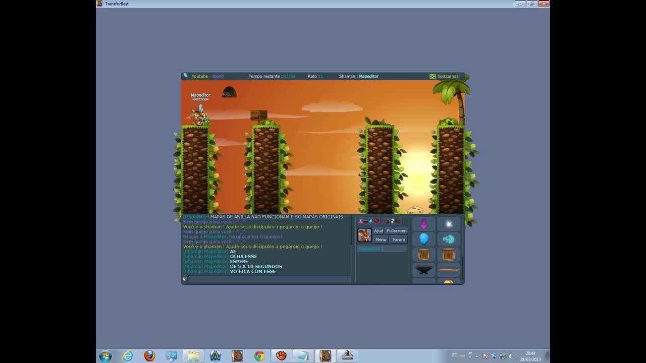 Como pegar XML de mapas no Transformice - YouTube