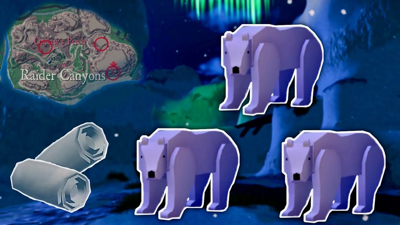 All 3 Polar Bear Spawn Locations + The Best way to Grind them in The Wild West - YouTube
