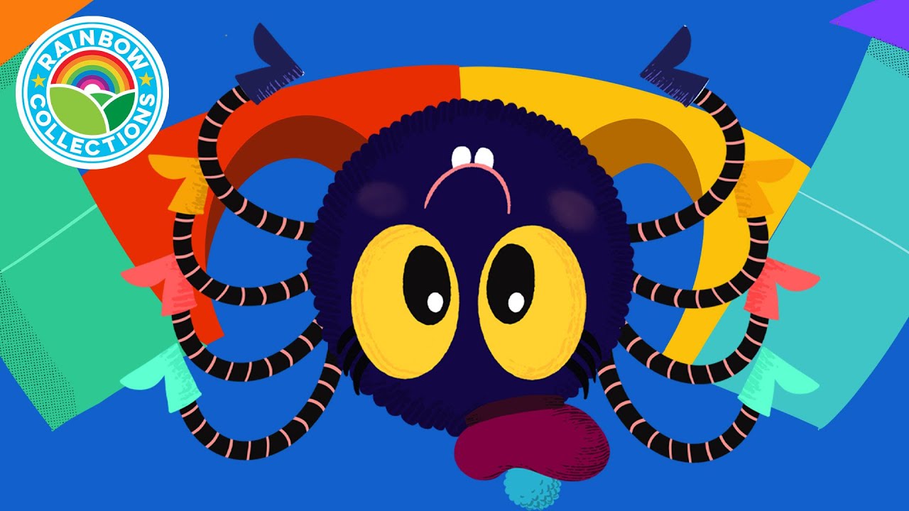 🕷️ Incy Wincy Spider - The Rainbow Collections 🌈 | Nursery Rhyme ...