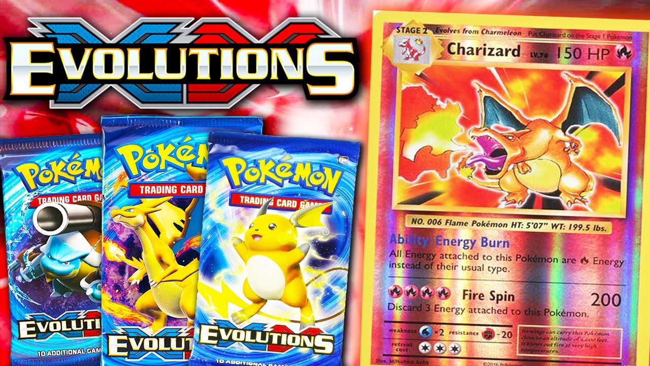 Hunting our First CHARIZARD!! Pokemon Evolutions Pack Opening - YouTube