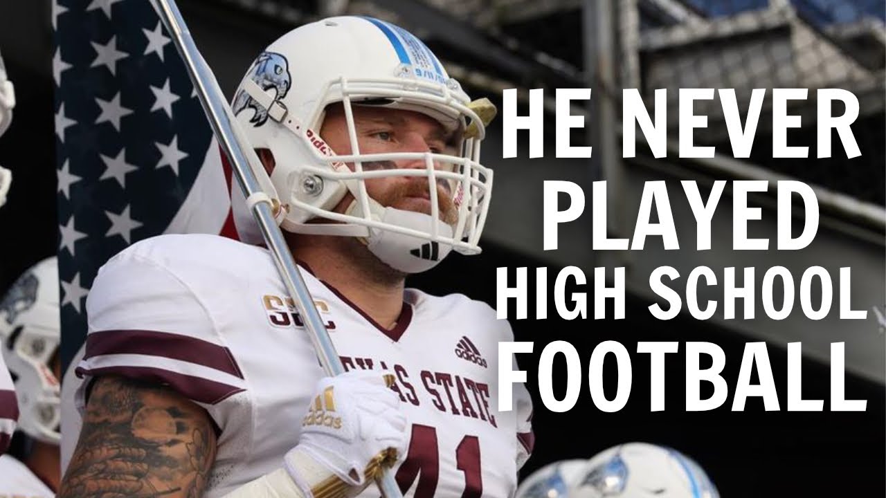 Tyler Huff: Navy Veteran Turned D1 Football Tight End - YouTube