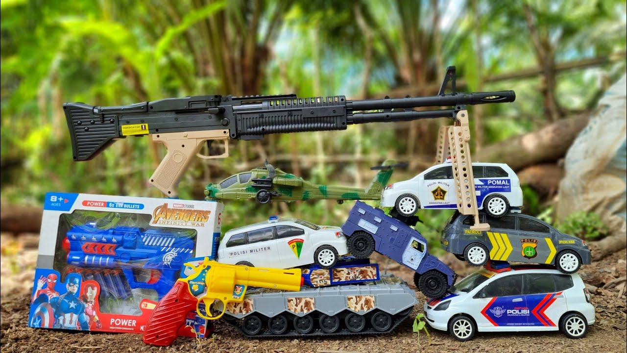 Collecting Assault Rifles M159 Machine Gun Soft Bullet Blaster Pistol ...