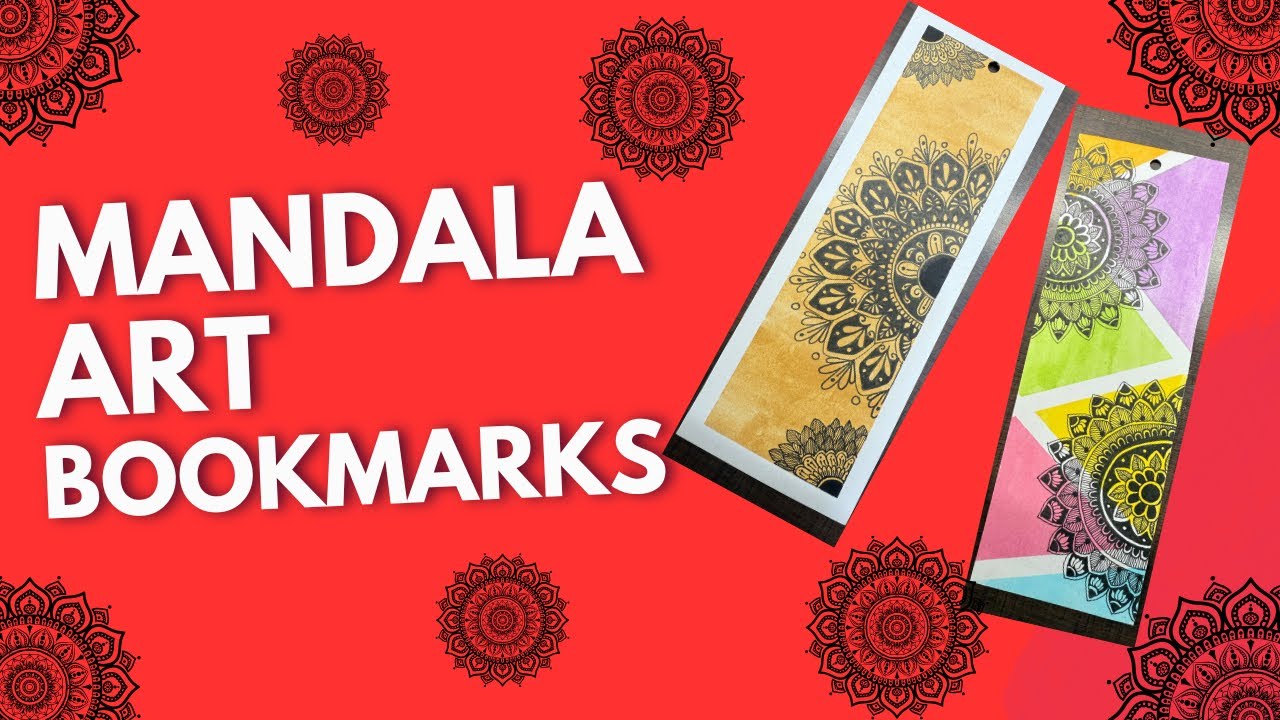 DIY Mandala Bookmarks | Mandala Bookmark Kaise Banaye? Simple & Pretty ...