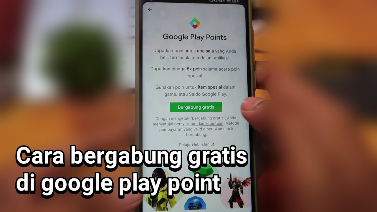 Cara bergabung gratis di google play point - YouTube