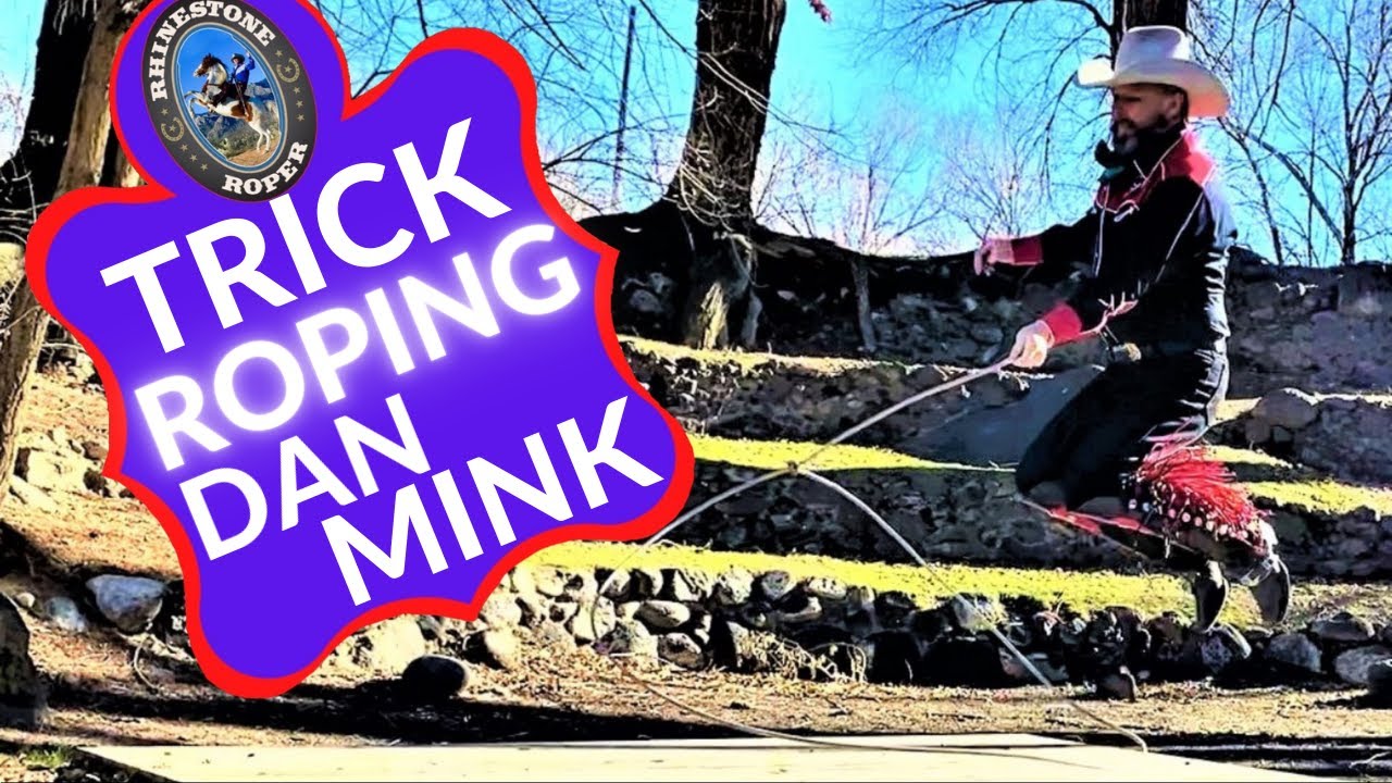 TRICK ROPING WITH THE RHINESTONE ROPER - YouTube