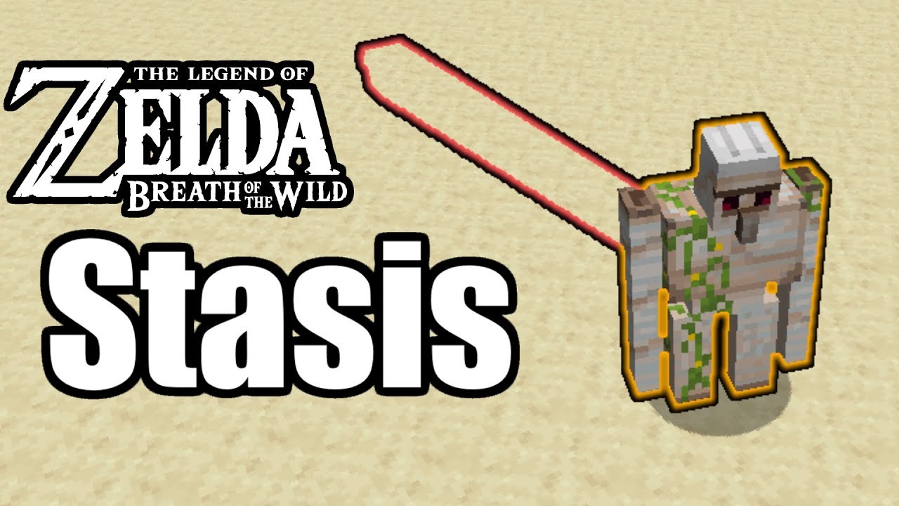 Stasis from Zelda: Breath of the Wild in Minecraft 1.14 - YouTube