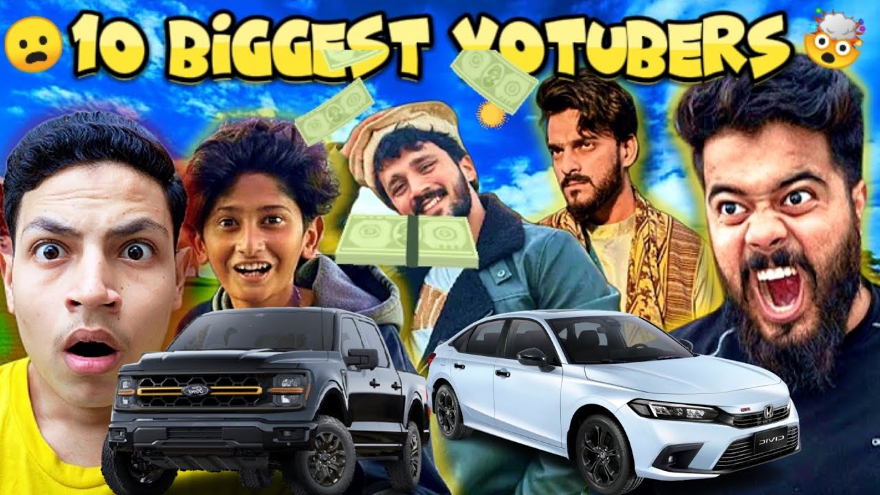 10 BIGGEST YOUTUBER CARS COLLECTION REVEALED 😱😬 | @VAMPIREYT1 ...