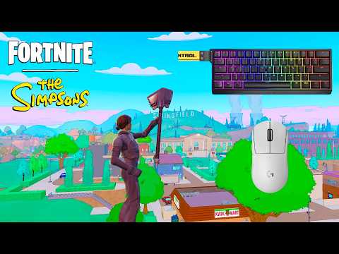 *NEW* SIMPSONS RELOAD 🏆Wooting 60HE ASMR😴Satisfying Keyboard Fortnite 900 FPS 4K