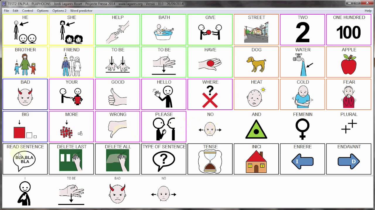 Eina de CAA: Jocomunico + Plaphoons (Catalan-Spanish-English) demo ...