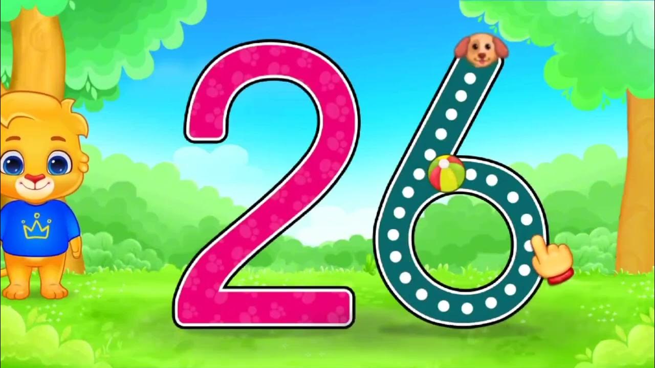 Counting 21-30| Numbers Tracing| Kids Math Learning| Lucas and friends - YouTube