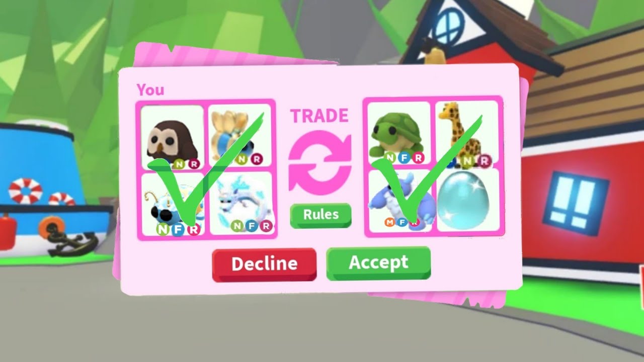 Trading in Adopt Me! - YouTube