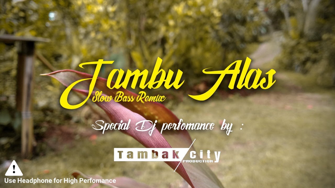 Jambu Alas Dj Slow Bass Cover Remix Instrument Santuy - YouTube