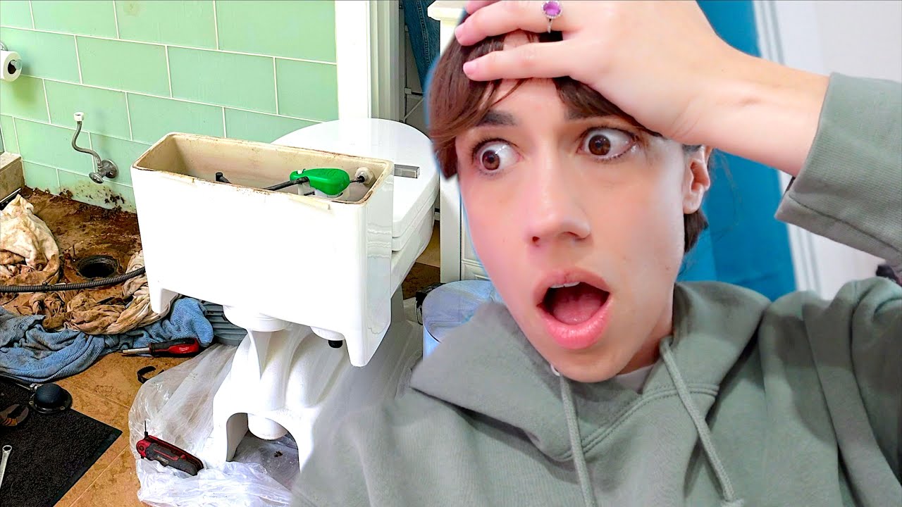 OUR TOILET EXPLODED! - YouTube
