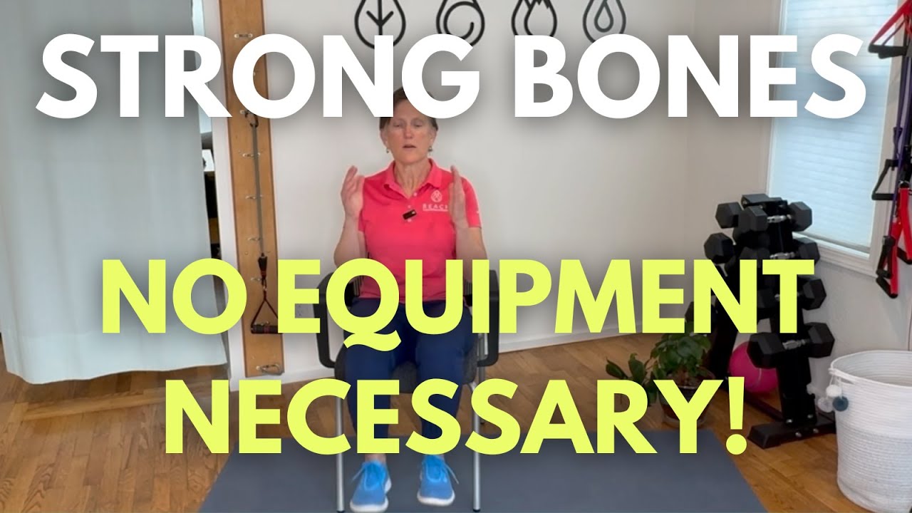 Equipment-Free & Bone-Strong: Beginner Osteoporosis Exercises! - YouTube