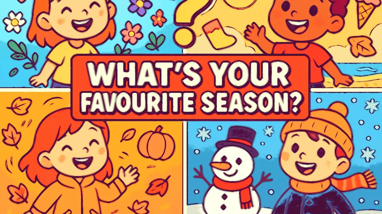 Four Seasons Fun!! The Four Seasons Song for Kids! Let's Learn! - YouTube