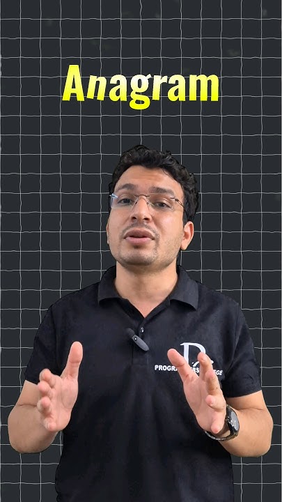 Anagram String 1 Line Code Javascript Codeing Programminglanguage Youtube