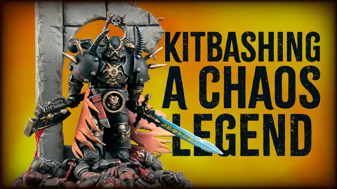 Kitbashing a LEGENDARY Chaos Lord for Warhammer 40K - YouTube