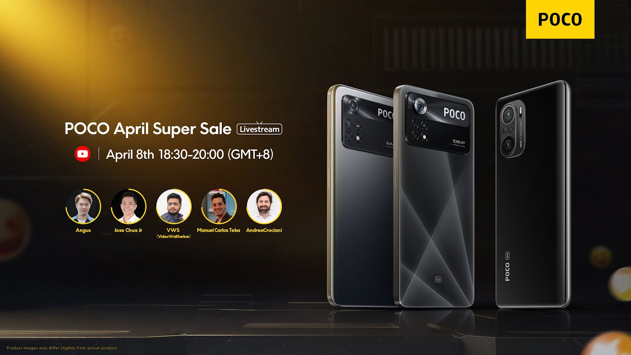 POCO April super sale livestream - YouTube