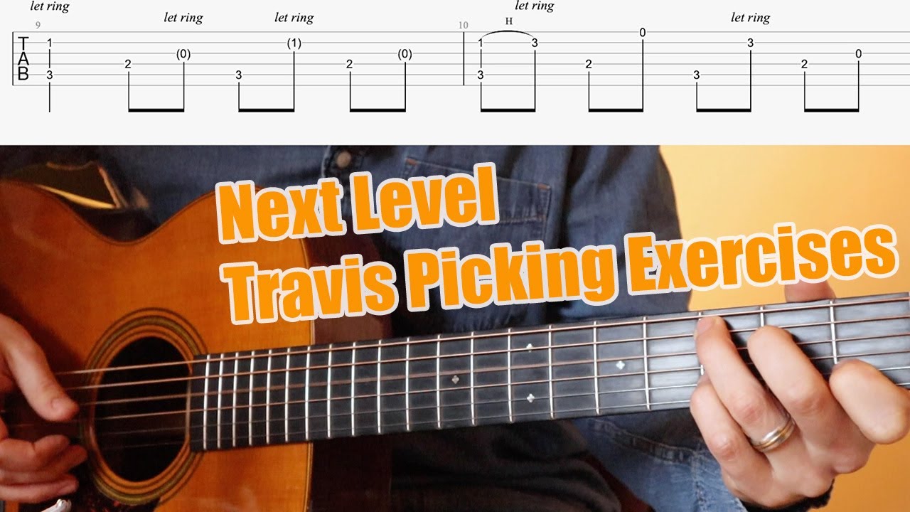 Develop your Travis Picking with these 2 exercises plus TABS! - YouTube