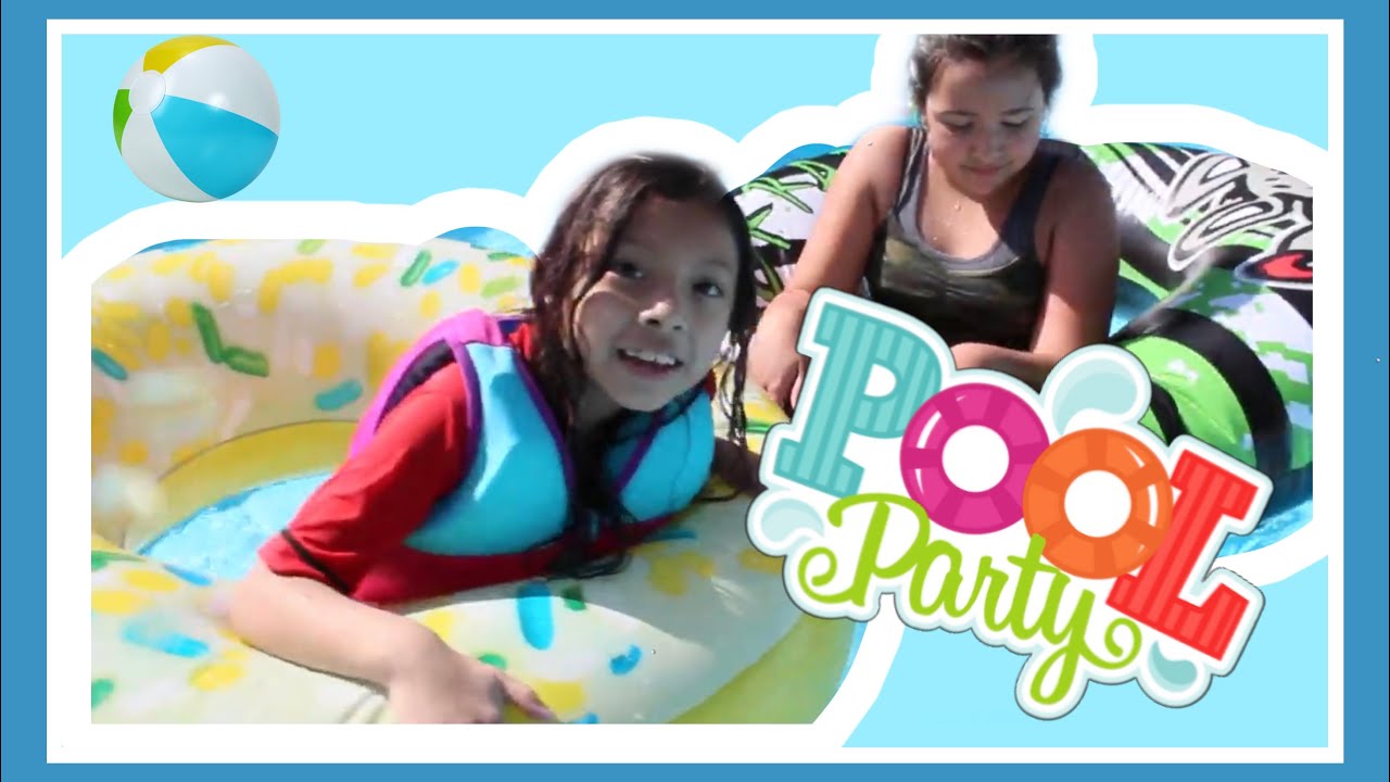 Pool Party!! Come Join Me!! - YouTube