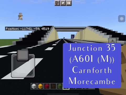 M6 Motorway J24 - J45 In Minecraft 🛣️ - YouTube