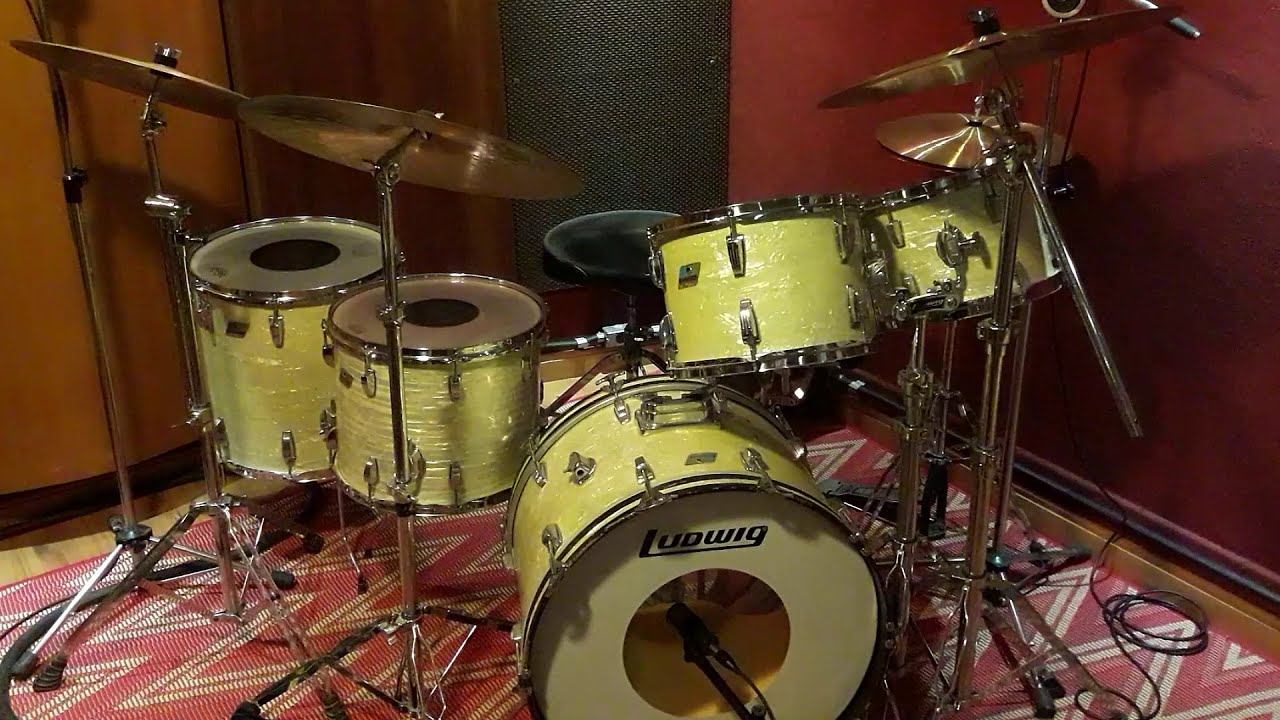 Meu Setup Ludwig 1970's (com demo) - YouTube
