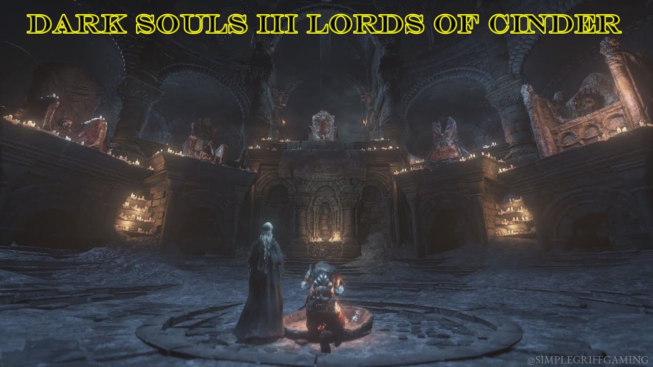 Dark Souls 3 5 Lords of Cinder Cutscene - YouTube