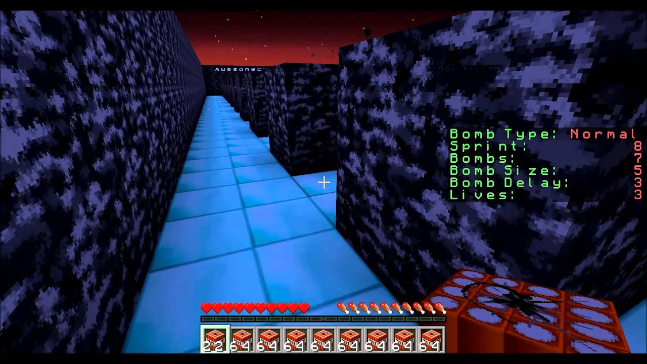 Minecraft Minigames #2 Bomberman - YouTube