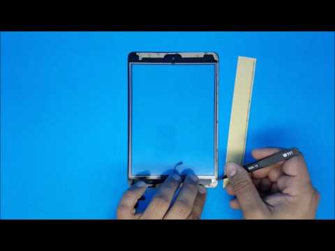 ipad mini 1st & mini 2nd Screen adhesive Placement Guide - YouTube