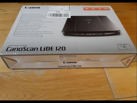 CanoScan LiDE 120 Scanner , canon - YouTube